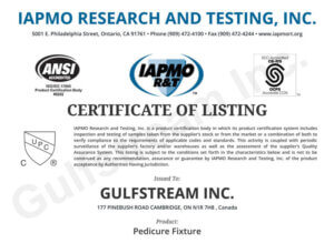IAPMO Certificate | Gulfstream Inc.